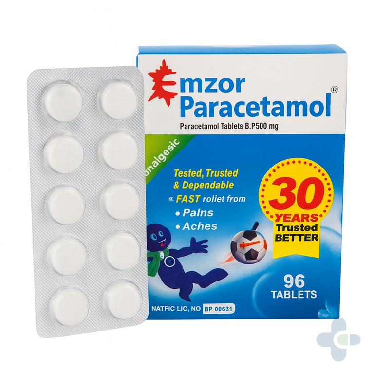 EMZOR PARACETAMOL TABS X 12 – MedEx Grand Pharmaceuticals Limited (Orchid)